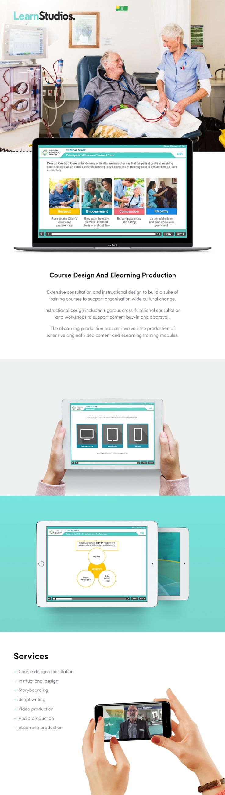 Course Design and eLearning Production - Learn Studios : Learn Studios
